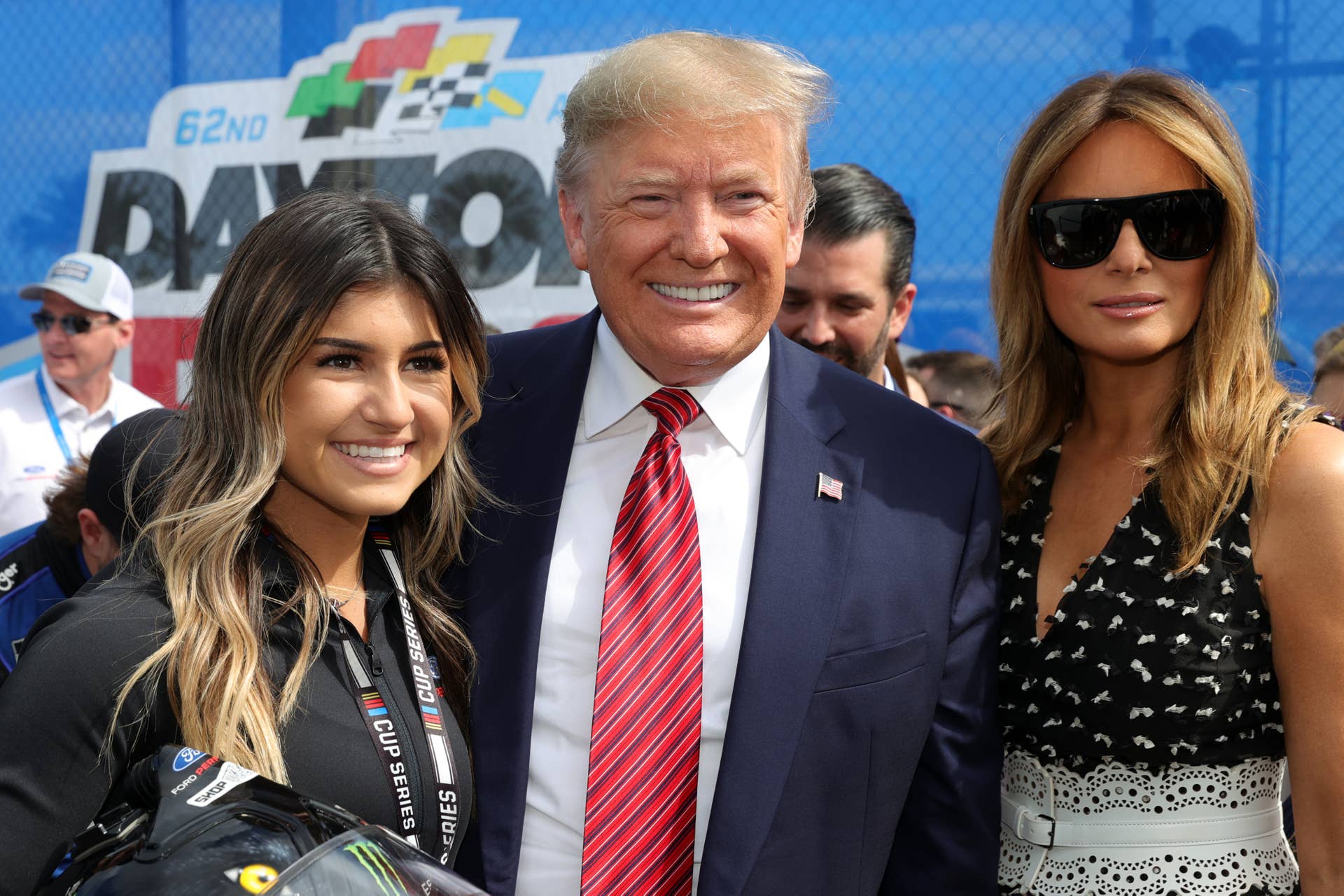 NASCAR Driver Uses 1 Word To Describe President Trump's Appearance ...