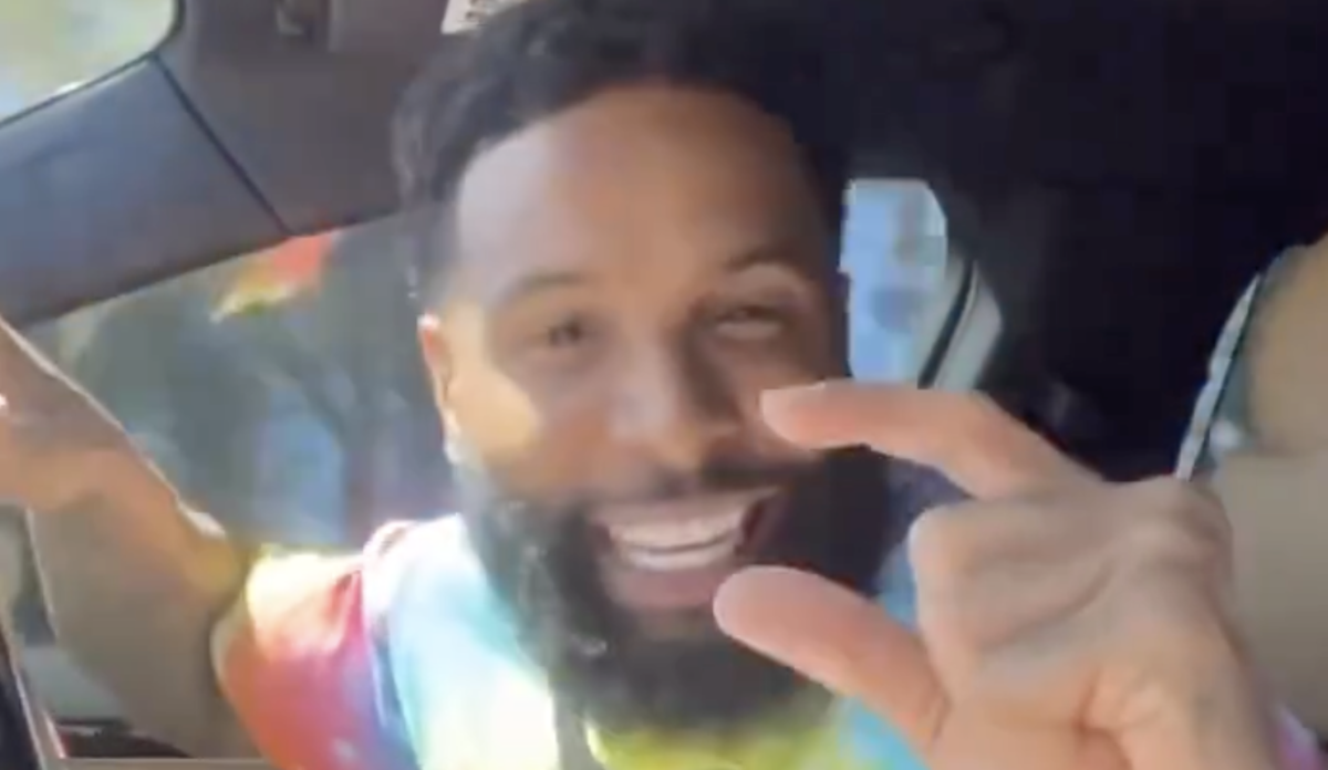 Video Of Odell Beckham Jr Dancing While Driving Going Viral The Spun