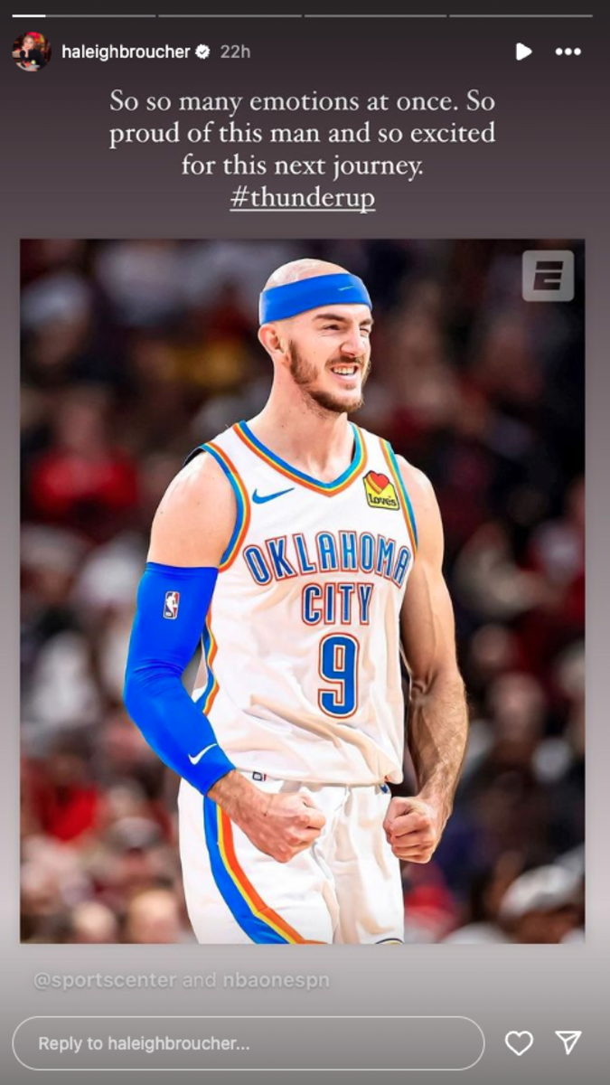 Alex Caruso's Girlfriend Reacts To Him Being Traded - The Spun