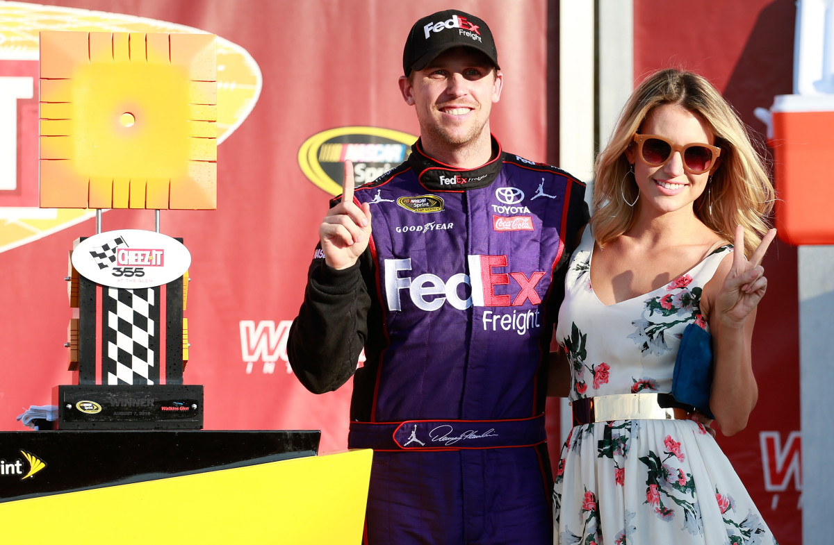 Denny Hamlin Announces Decision On Sunday's Baby Watch Race - The Spun
