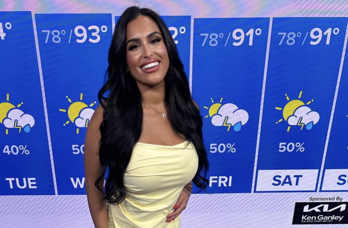 'Stunning' Weather Girl Is Trending Ahead Of Hurricane Milton's Arrival ...