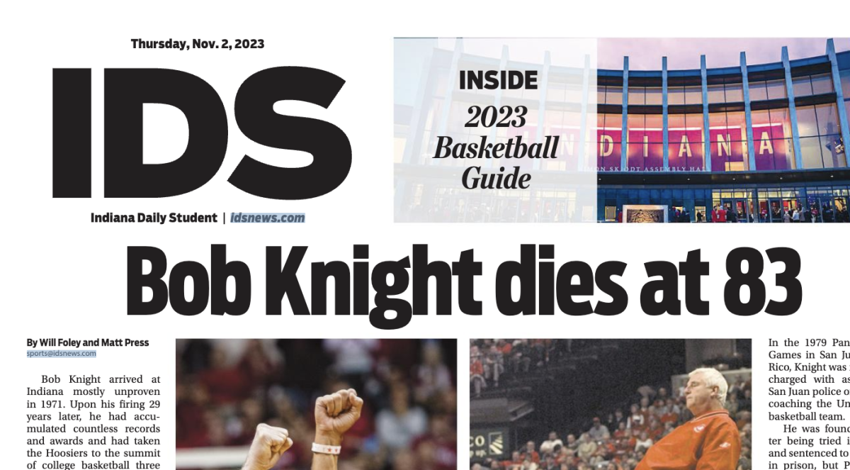 Indiana Student Newspaper Criticized For Headline About Bob Knight's ...