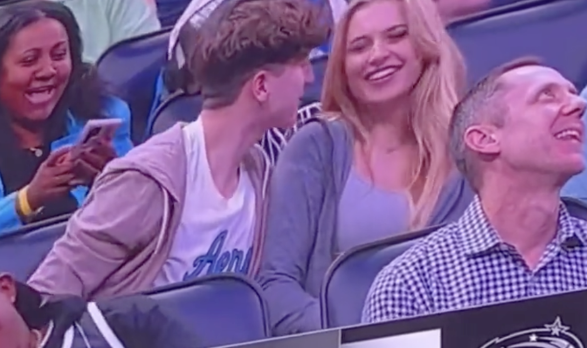 Video: Awkward Kiss Cam Moment At NBA Game Goes Viral - The Spun