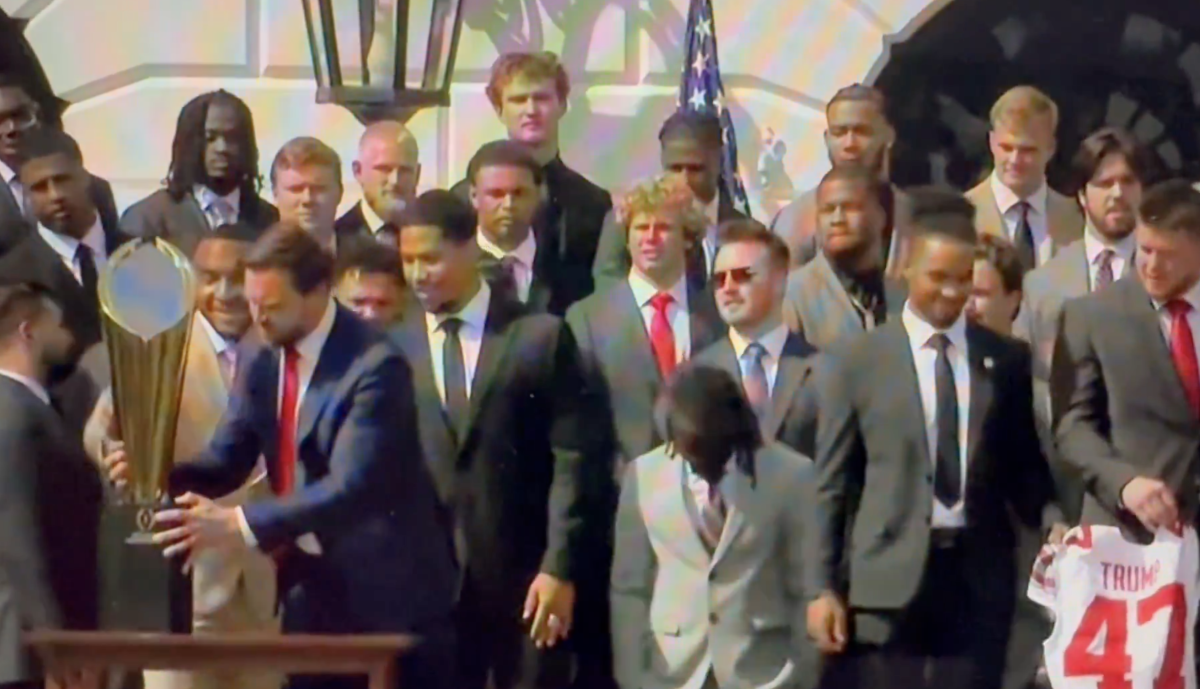 JD Vance Almost Broke Ohio State's National Championship Trophy - The Spun