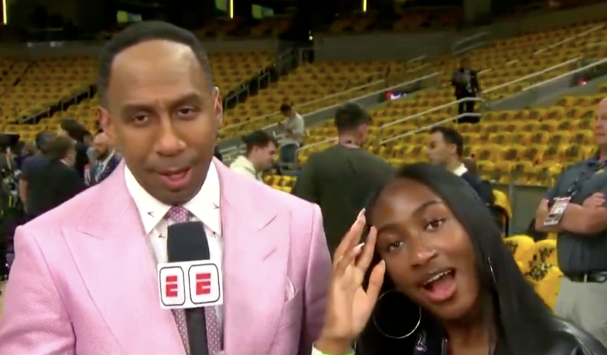 Stephen A. Smith's Daughter Goes Viral At NBA Finals - The Spun