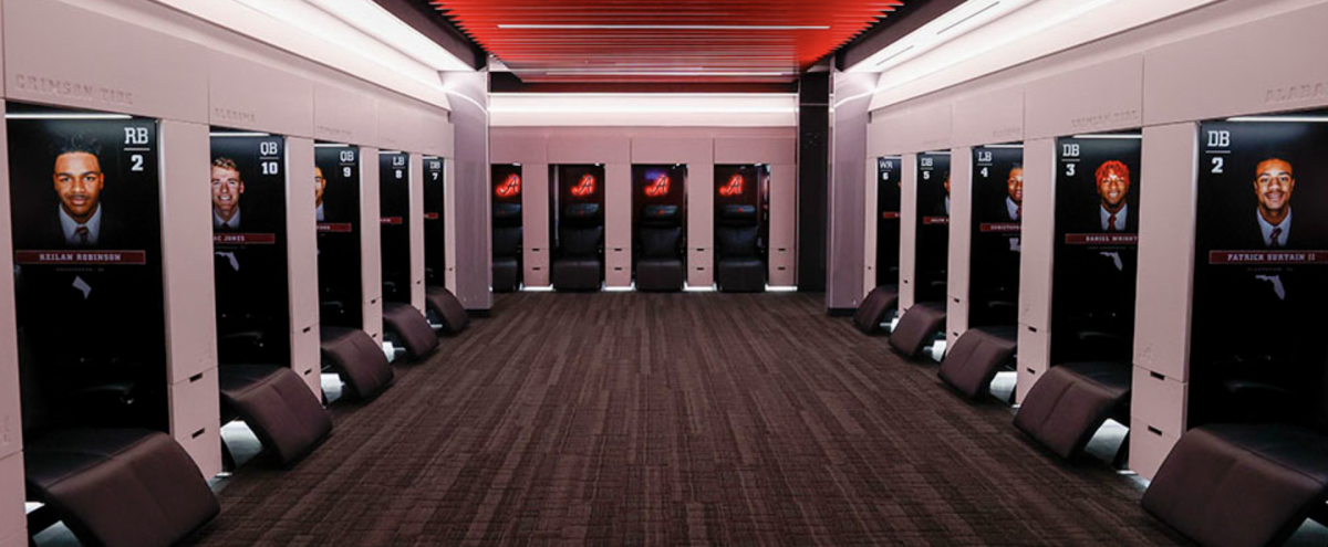 The 10 Best Locker Rooms In College Football In 2024 - The Spun