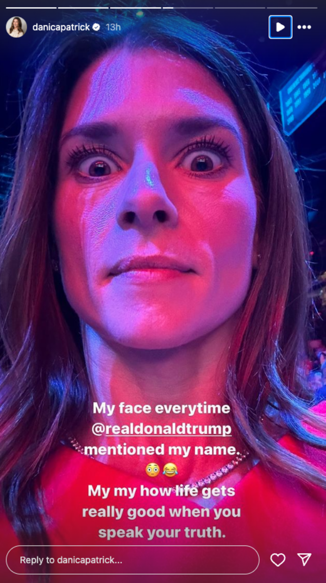 Donald Trump Called Out Danica Patrick During Thursday's Rally - The Spun