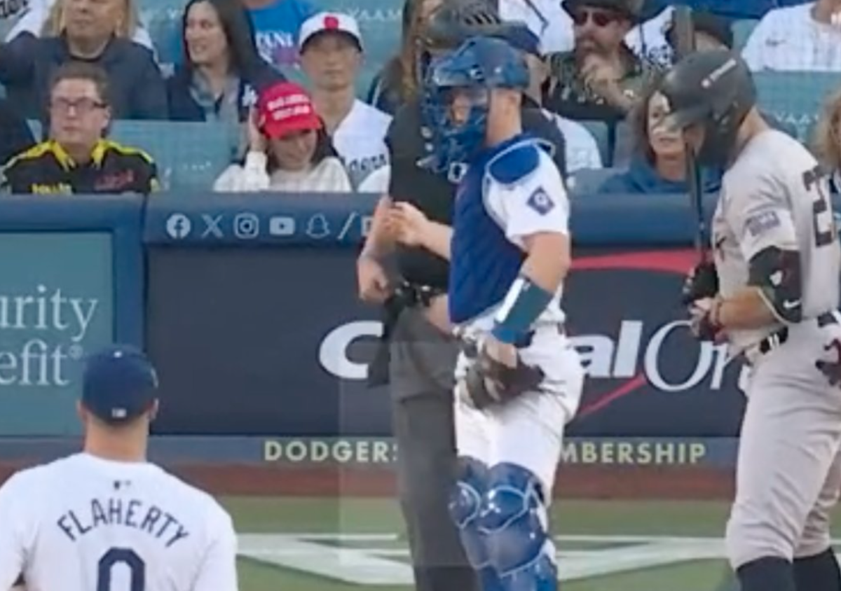 Fan Wearing 'MAGA' Hat Goes Viral During Dodgers-Yankees World Series ...