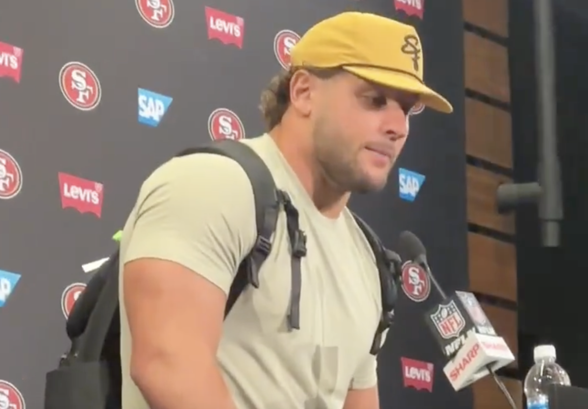 Nick Bosa Ripped For 'Cowardly' Response To Postgame Question - The Spun