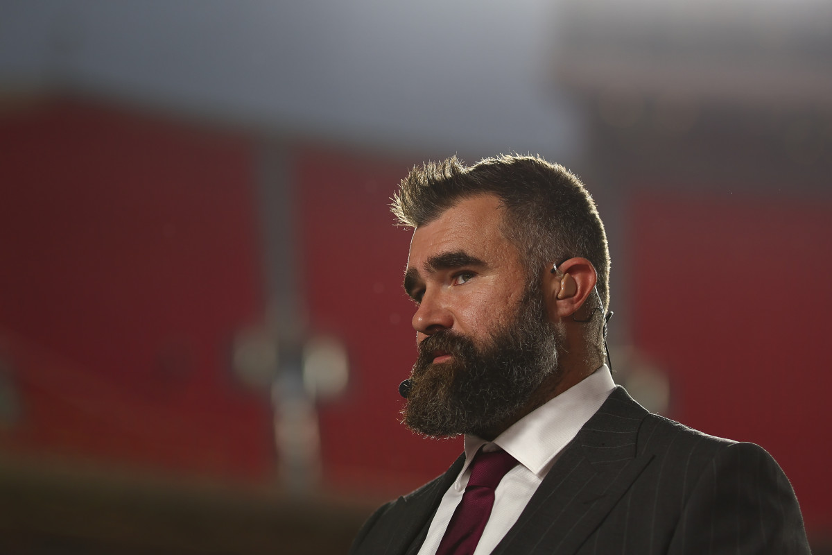 Jason Kelce Announces New Job During Appearance On Jimmy Kimmel's Show ...