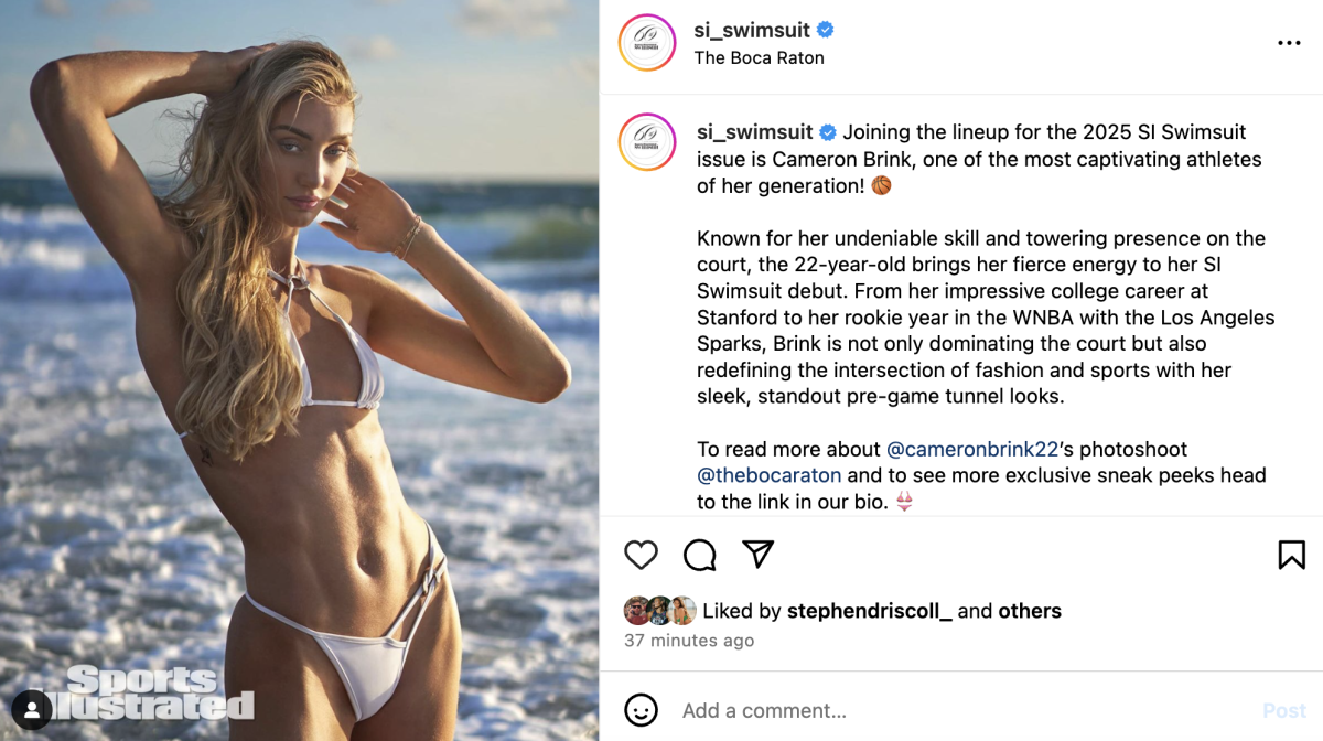 WNBA Star Cameron Brink Poses For Jaw-Dropping Swimsuit Photo - The Spun