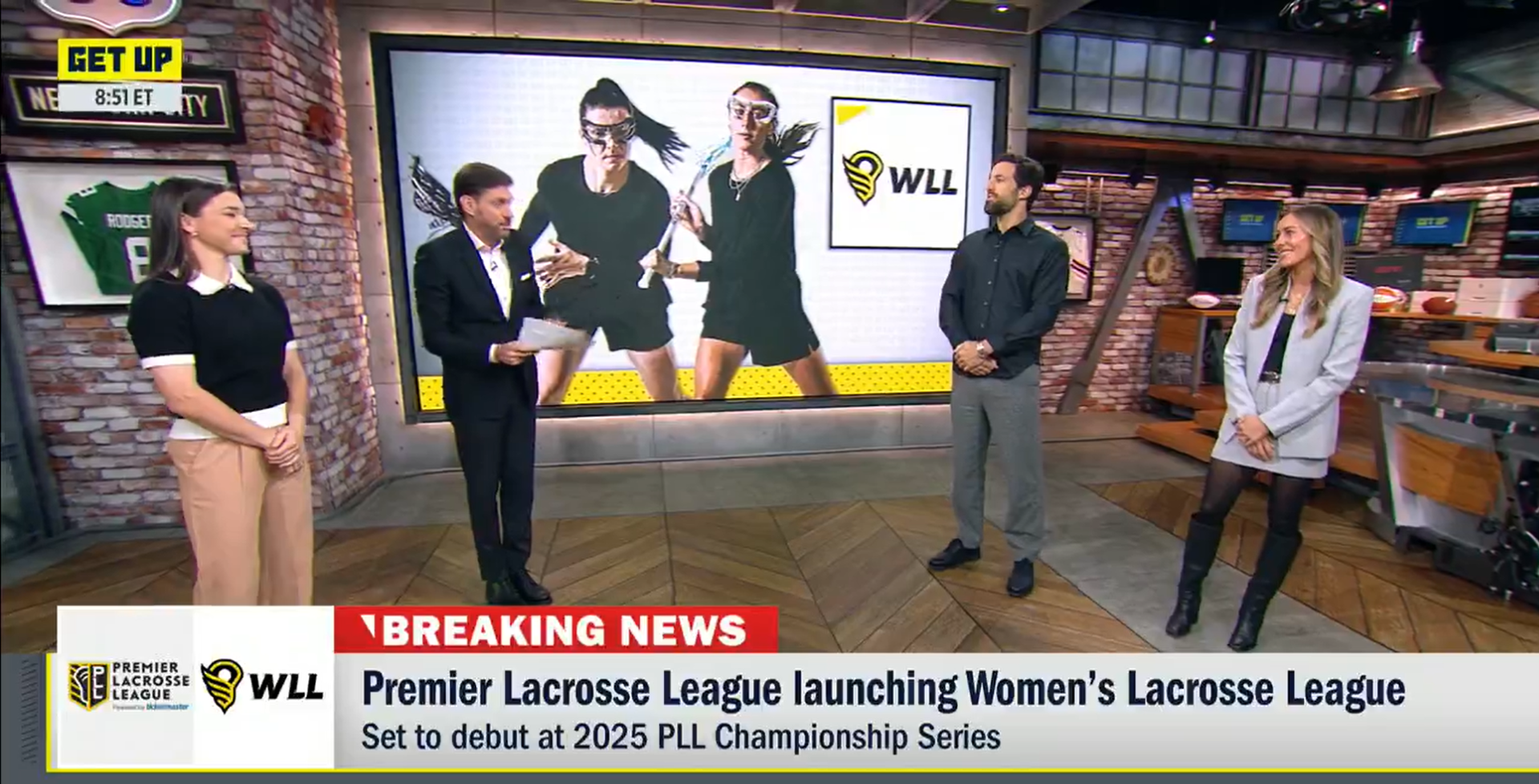 ESPN's 'Get Up' Announces Launch Of Women's Lacrosse League - The Spun