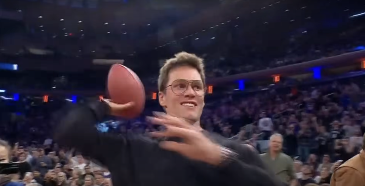 Tom Brady Showed Off Arm Strength During NBA Game On Friday - The Spun