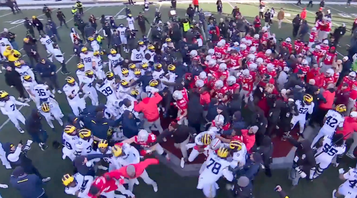 Massive Fight Broke Out Between Michigan, Ohio State After Saturday's ...