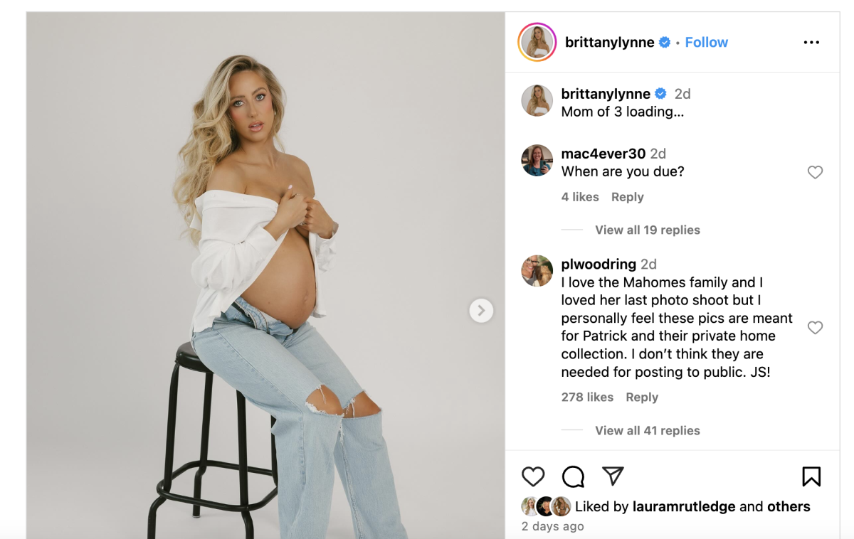 NFL Fans Accusing Brittany Mahomes Of 'Inappropriate' Photoshoot - The Spun
