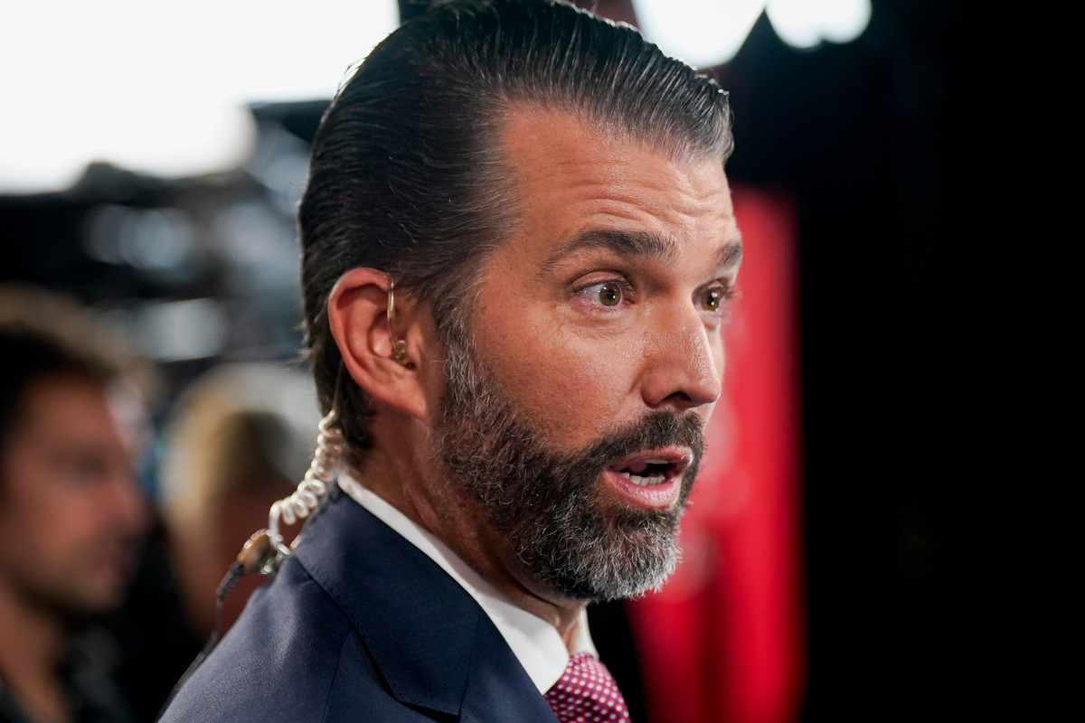 Donald Trump Jr. Has 2-Word Reaction To Tiger Woods Dating His Ex-Wife ...