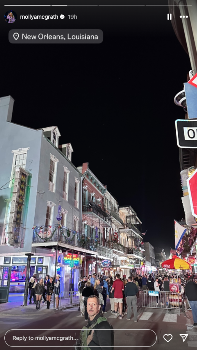 ESPN Sideline Reporter Was On Bourbon Street Late Tuesday Night - The Spun