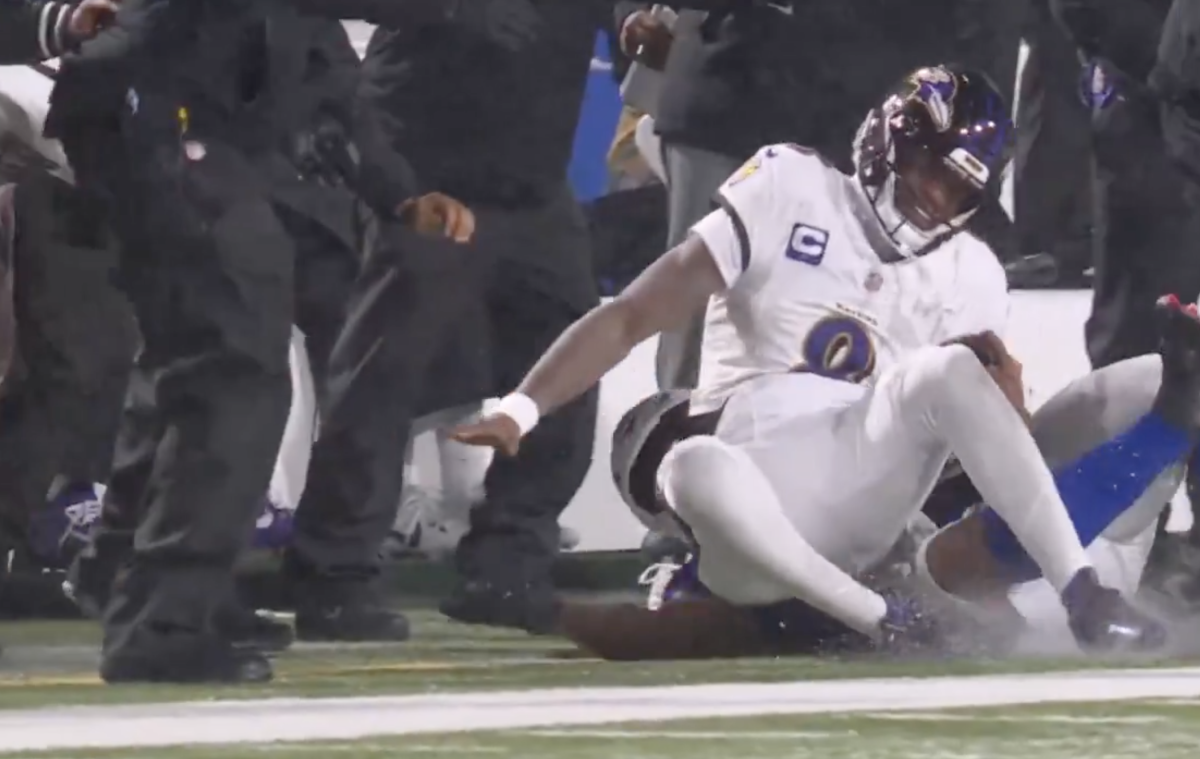 NFL Refs Ripped For Treatment Of Lamar Jackson Sunday Night - The Spun