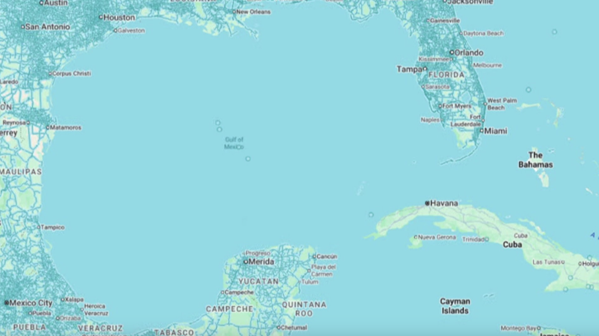 Google Maps Is Officially Changing Name Of Gulf Of Mexico - The Spun