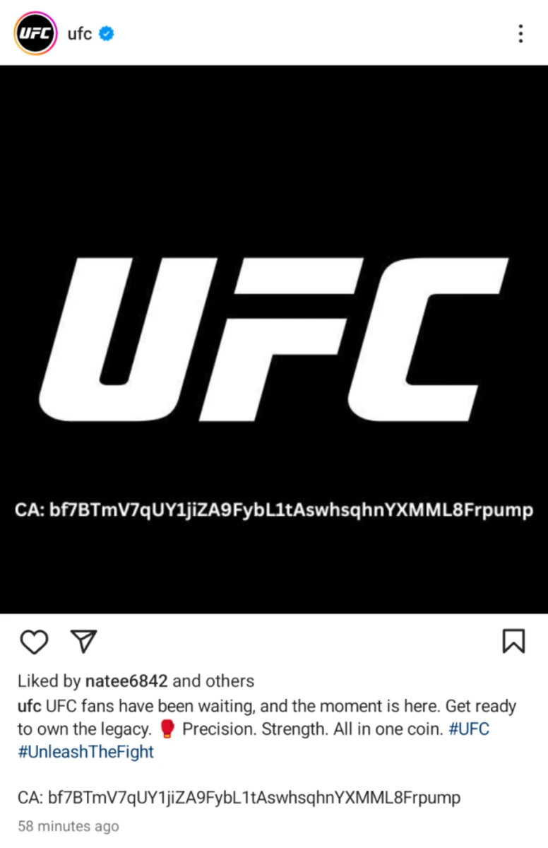 The UFC's Official Instagram Account Has Been Hacked - The Spun
