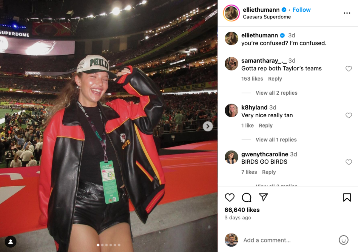 SI Swimsuit Model Wears Controversial Outfit At Super Bowl 59 - The Spun