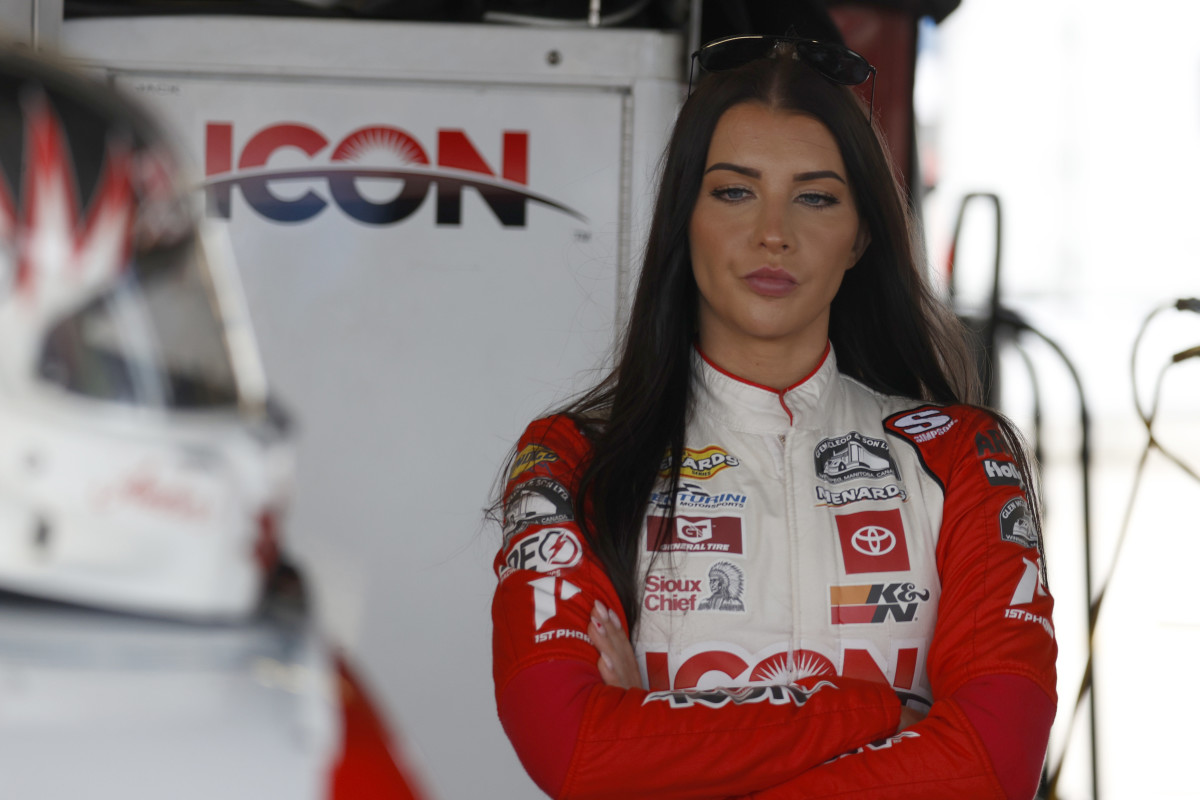 NASCAR Driver Amber Balcaen Turns Heads With Swimsuit Photo - The Spun