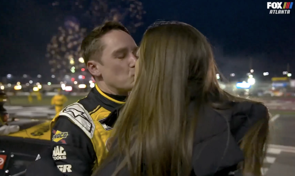 Christopher Bell's Wife Turns Heads After Ambetter 400 Win - The Spun