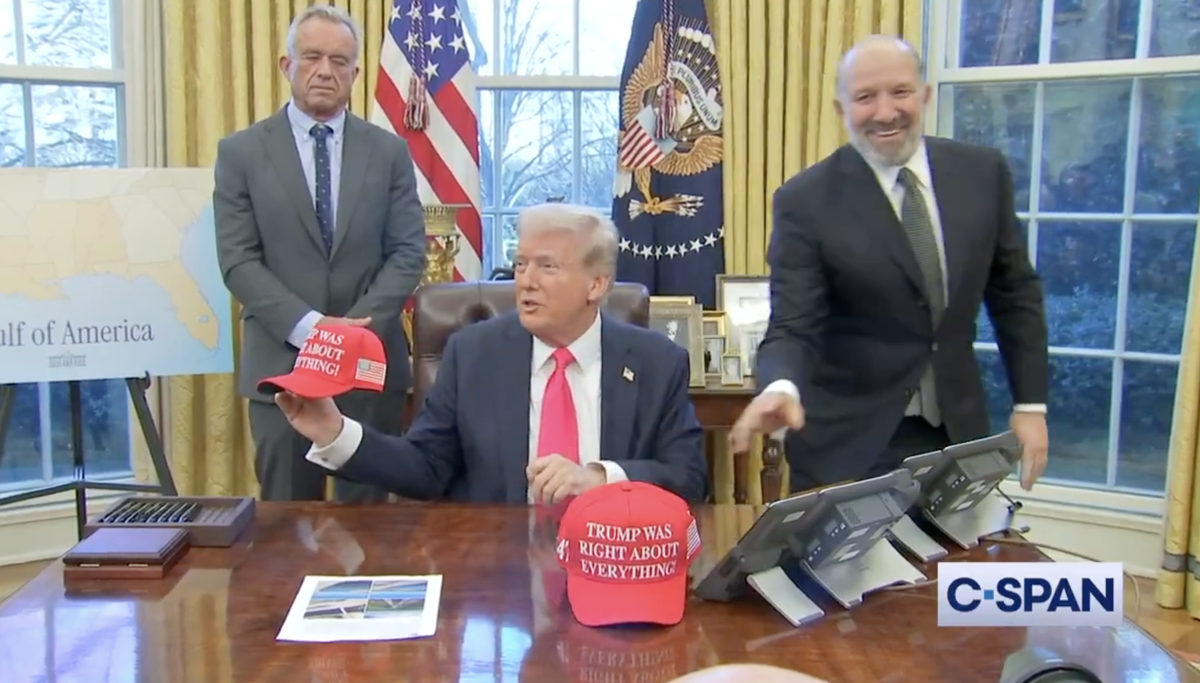 President Trump Officially Unveils His New 5-Word Hat - The Spun