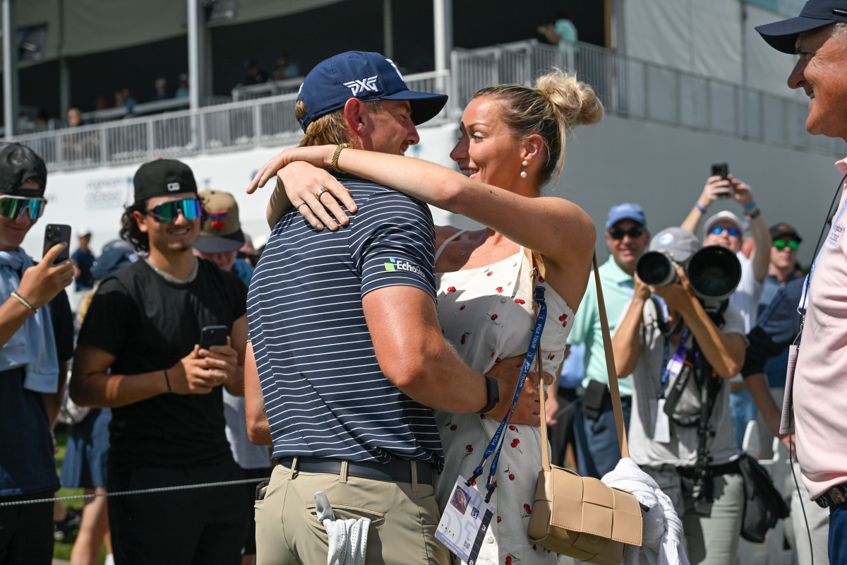 Jake Knapp's Stunning Girlfriend Goes Viral At PGA Tour Event - The Spun