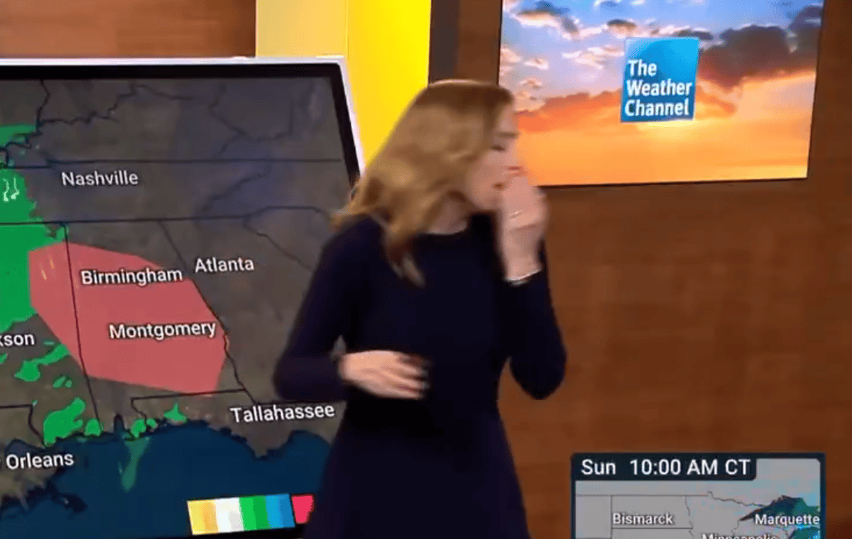 Meteorologist Has Unfortunate Sneezing Attack While On TV - The Spun