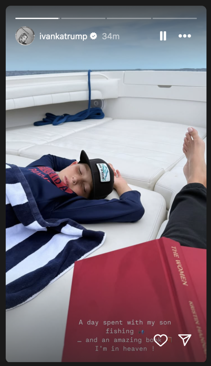 Ivanka Trump Grabs Attention With Boat Photo On Sunday - The Spun