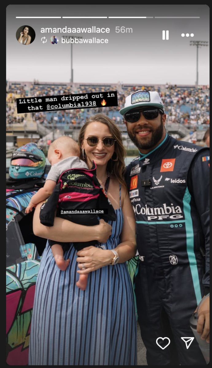 Bubba Wallace's Wife Turns Heads With Family Photo Sunday - The Spun