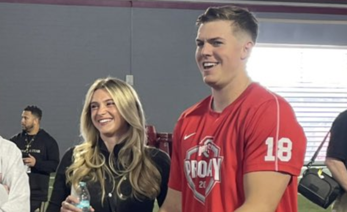 Will Howard's Girlfriend Goes Viral At Ohio State's Pro Day - The Spun