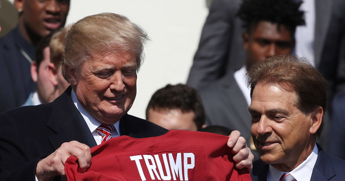 Nick Saban Makes Decision On Joining President Trump At Event - The Spun