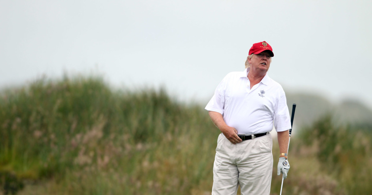 President Trump Accused Of 'Inappropriate' Golf Course Decision - The Spun