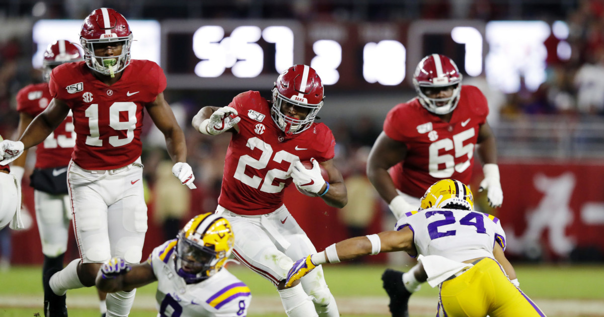 Fans React To Najee Harris' Insane Hurdle Against Notre Dame - The Spun