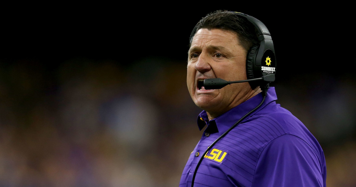 Ed Orgeron Announces Decision On Coaching Career, 'It's Time' - The Spun