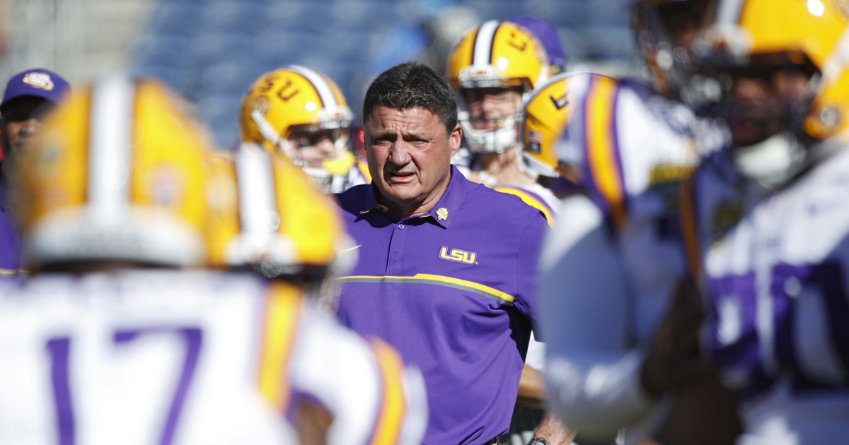 Former LSU Coach Ed Orgeron Mentioned For SEC Job - The Spun