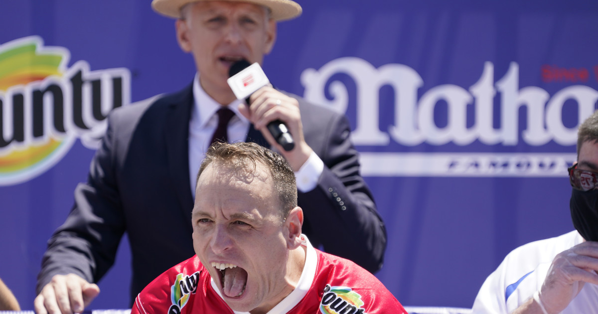 Everyone Made The Same Caitlin Clark, Joey Chestnut Joke Today - The Spun