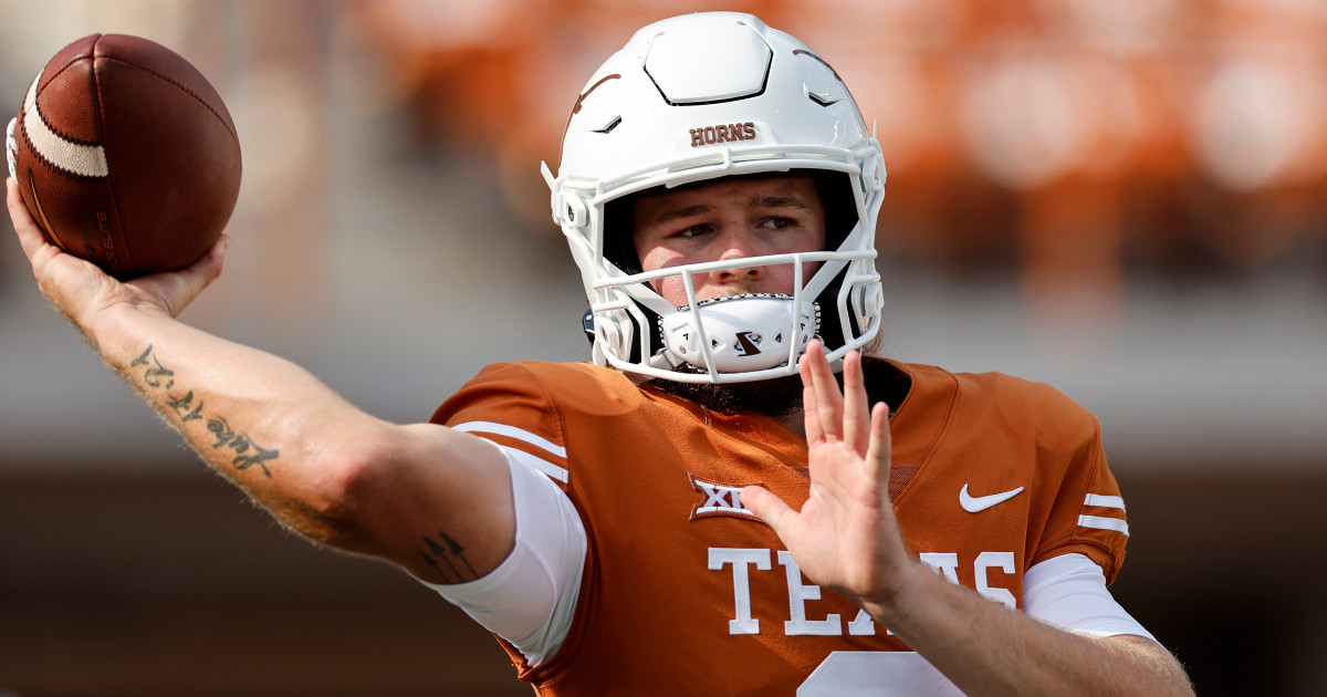 Former Texas Star Quinn Ewers Looks Noticeably Different At NFL Combine ...