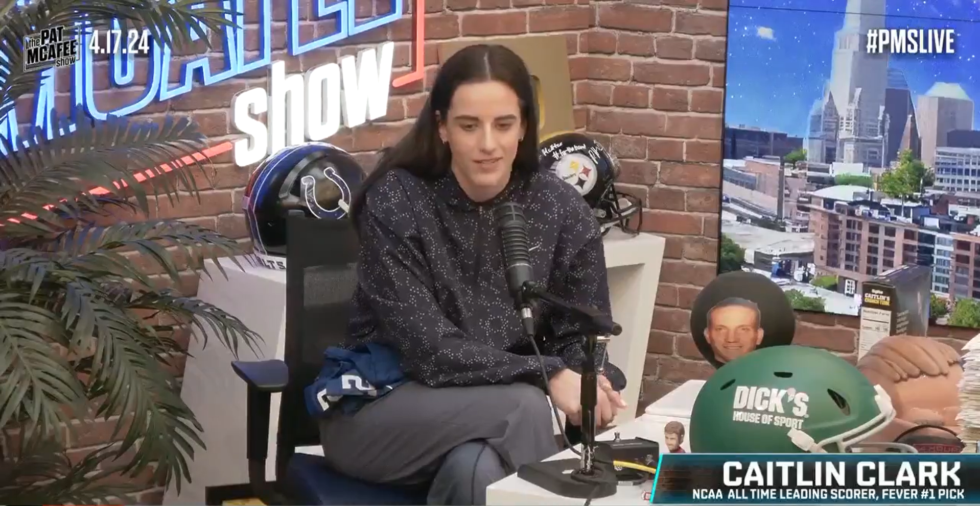 ESPN Inexplicably Cut Away From Caitlin Clark's Interview On 'The Pat ...