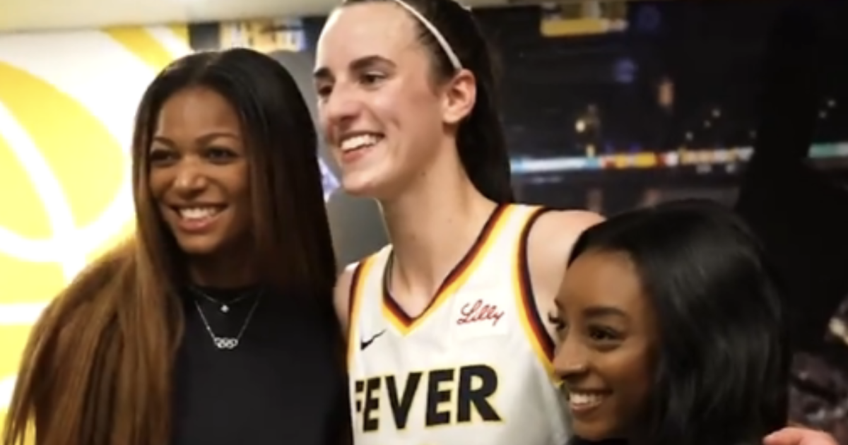 Simone Biles, Gabby Thomas 'Shocked' Caitlin Clark During WNBA Season - The Spun