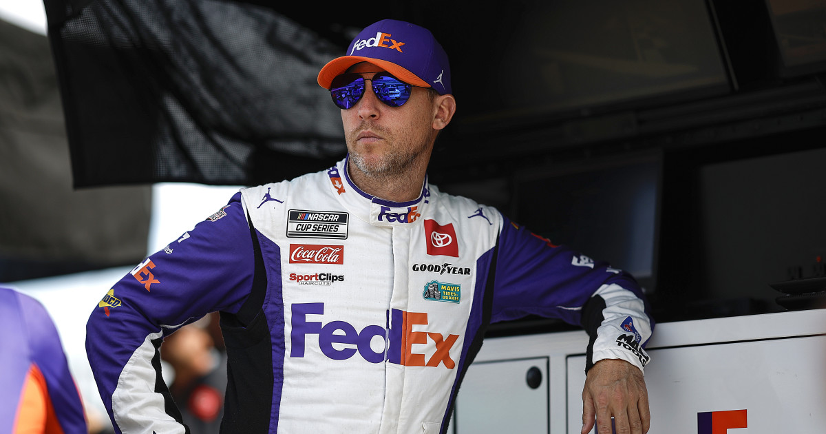 Entire NASCAR Field Receives 'Warning' About Denny Hamlin - The Spun