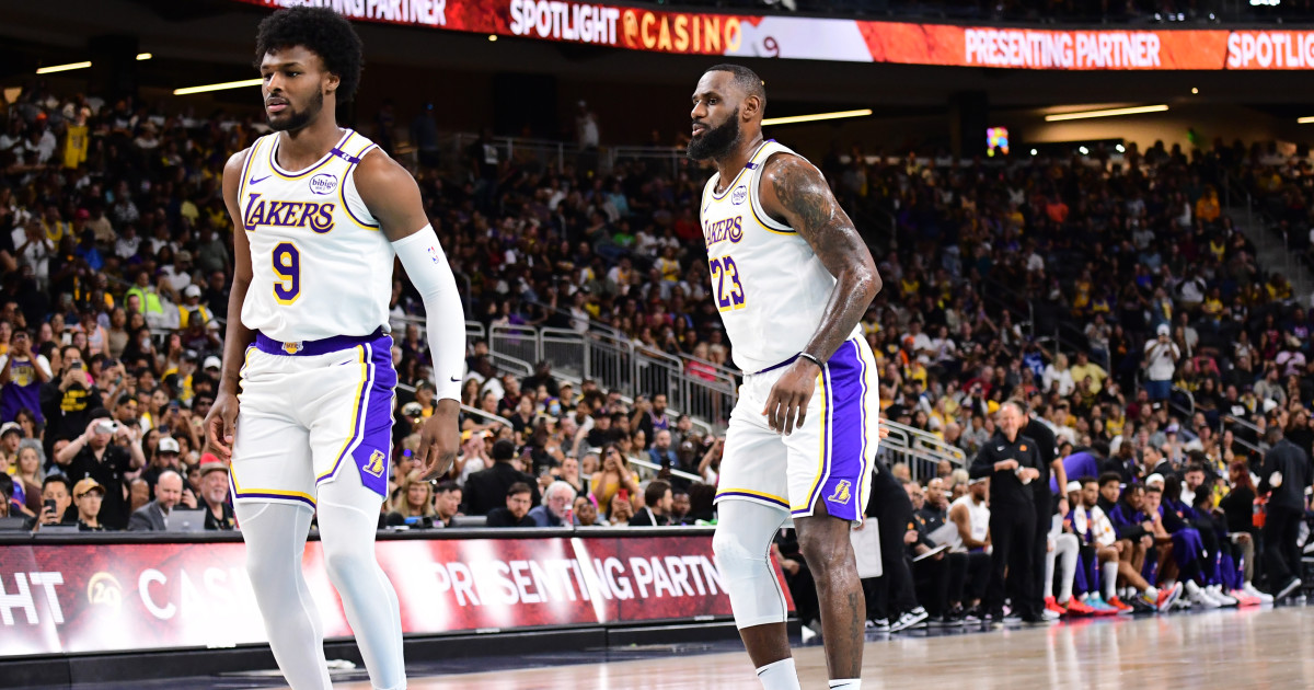 LeBron James, Bronny Made NBA History On Tuesday Night - The Spun