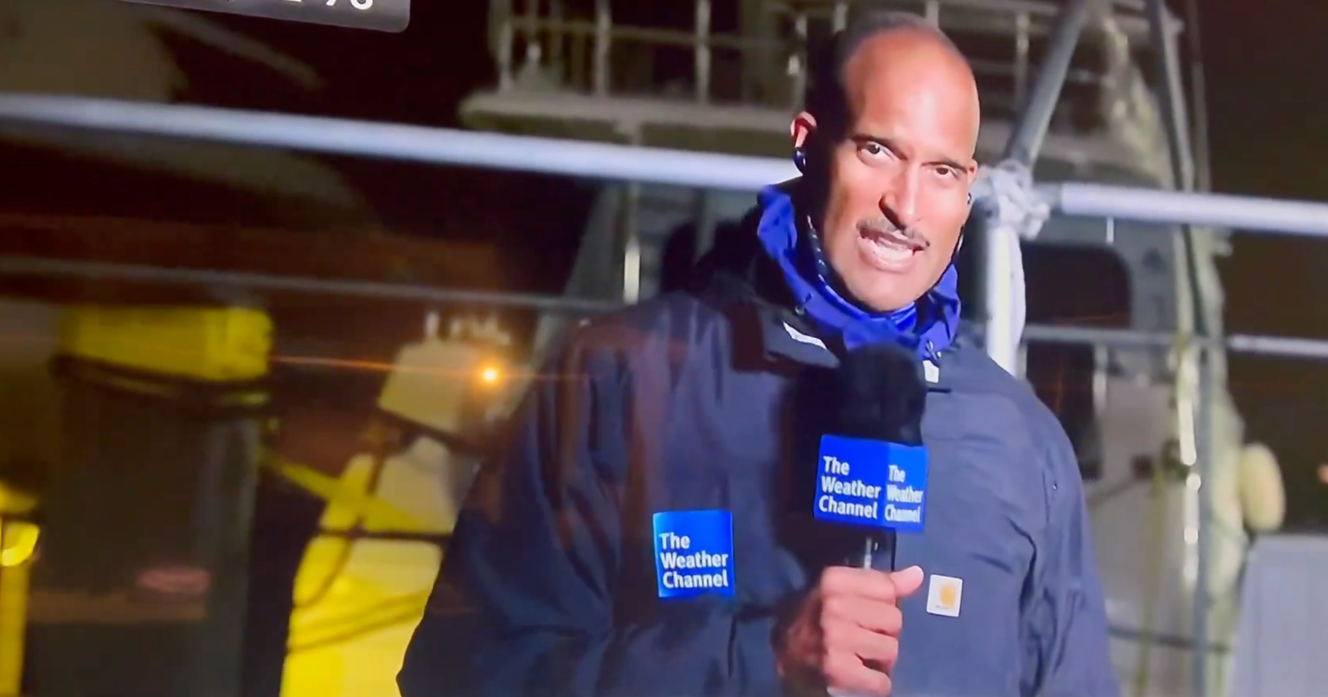 Weather Channel Reporter Trolls NFL Team During Hurricane Milton - The Spun