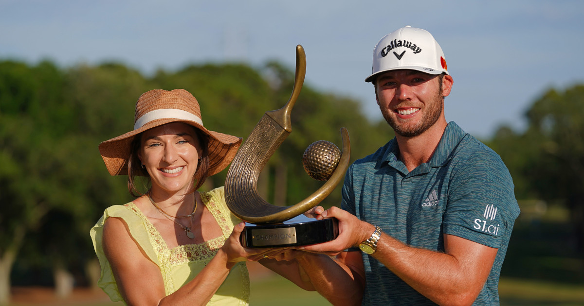 U.S. Open Leader Sam Burns' Wife Is Turning Heads After Third Round ...