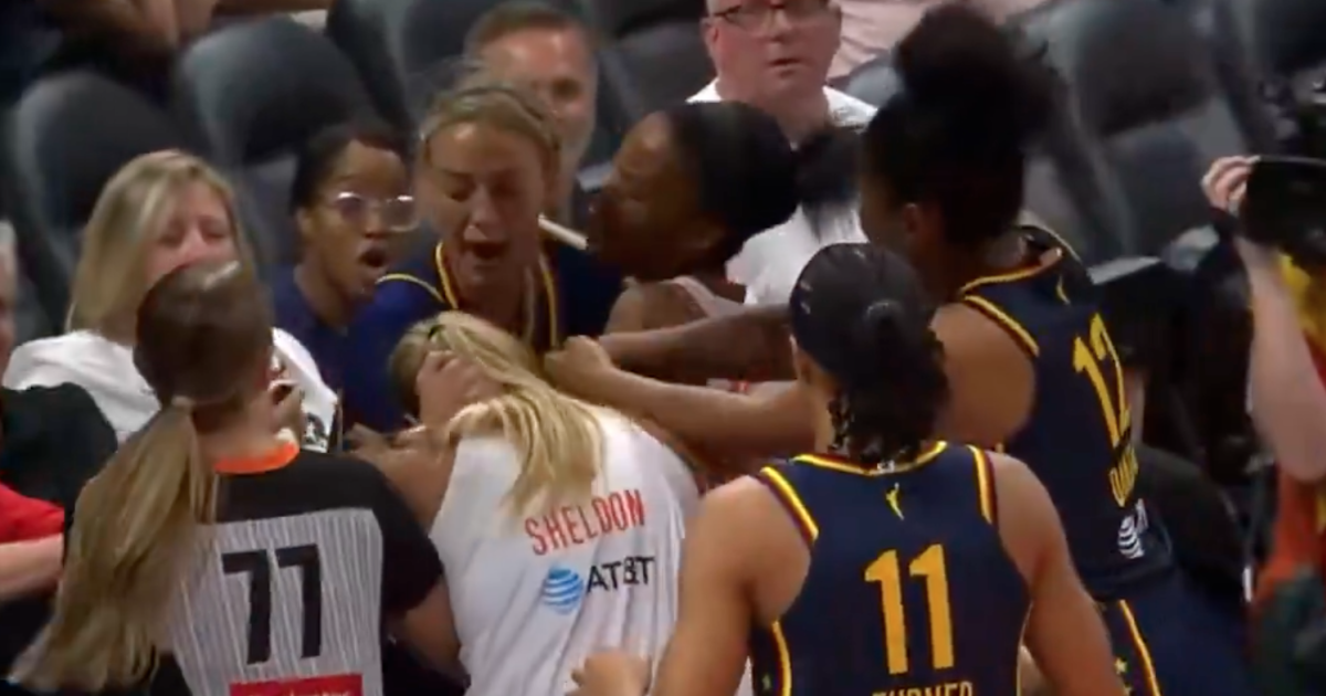 Brawl Breaks Out After Sophie Cunningham Fouls Caitlin Clark's Rival - The Spun