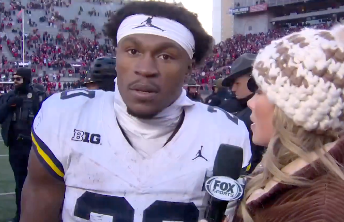 Michigan Star Kalel Mullings On Ohio State Brawl: 'They Need To Learn ...