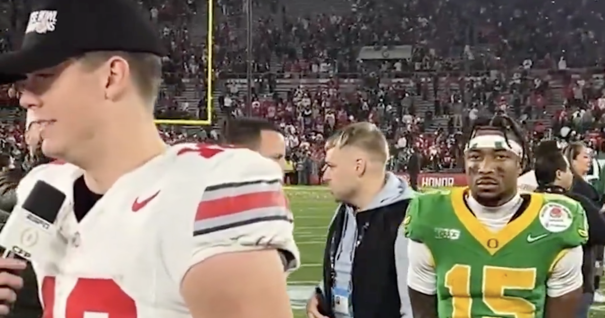 Oregon Football Star Showed True Character After Losing Rose Bowl - The ...