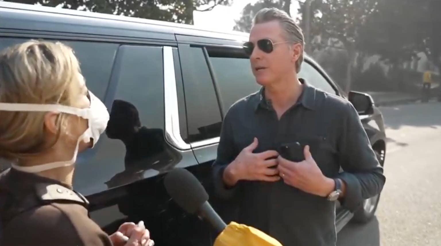 California Gov Gavin Newsom Confronted By Mom During Fire The Spun